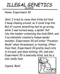 Experiment 030 | Baldi's Basics Fanon Wiki | Fandom