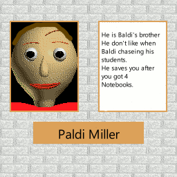 Paldi Miller | Baldi's Basics Fanon Wiki | Fandom