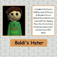Baldi's Hater | Baldi's Basics Fanon Wiki | Fandom
