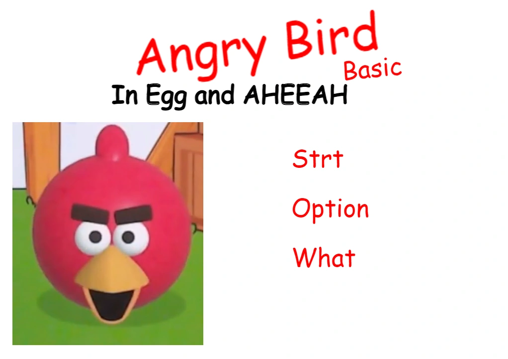 Angry Birds Basic | Baldi's Basics Fanon Wiki | Fandom