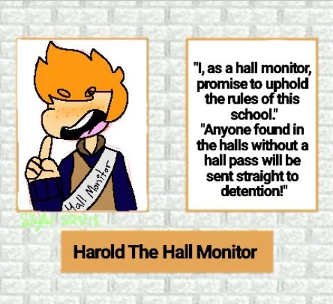Harold Hallmonitor | Baldi's Basics Fanon Wiki | Fandom