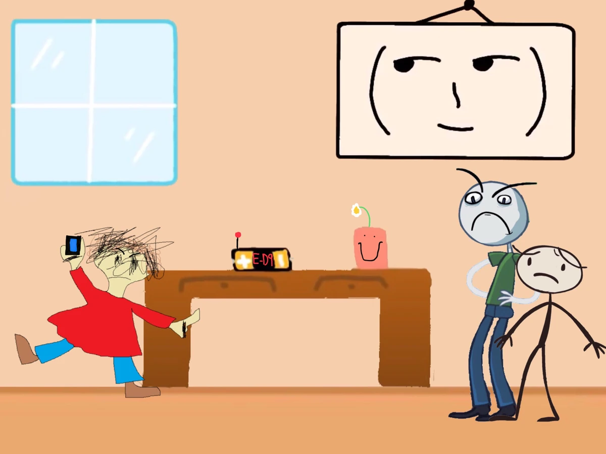 Gimme your phone! (Monochrome map: the series) | Baldi's Basics Fanon ...