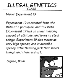 Experiment 019 | Baldi's Basics Fanon Wiki | Fandom