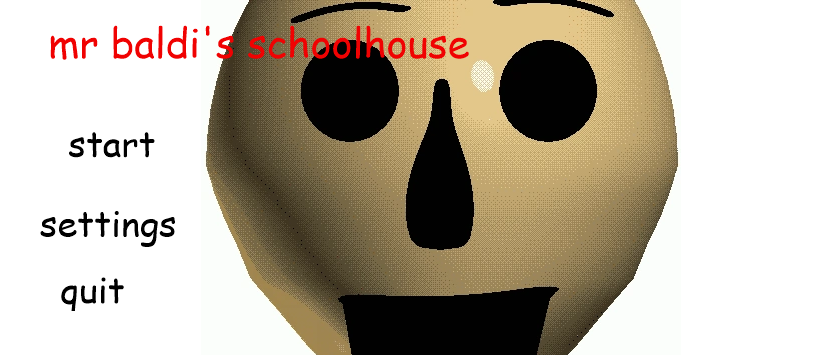 Mr Baldis Schoolhouse Baldis Basics Fanon Wiki Fandom