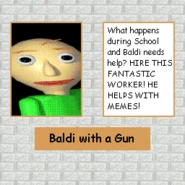 Baldi With Gun | Baldi Mod Wiki | Fandom