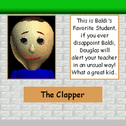 The Clapper | Baldi Mod Wiki | Fandom