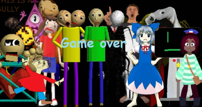 Old BBCCS Game Over Screen For Season 2 | Baldi's Basics Character ...