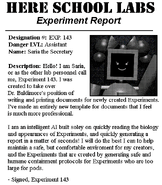 Experiment 143 | Baldi's Basics Experiments Wiki | Fandom