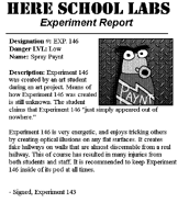 Experiment 146 | Baldi's Basics Experiments Wiki | Fandom