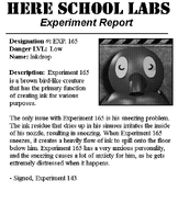 Experiment 165 | Baldi's Basics Experiments Wiki | Fandom