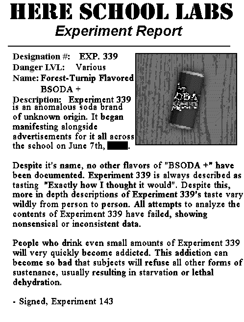 Experiment 339 | Baldi's Basics Experiments Wiki | Fandom