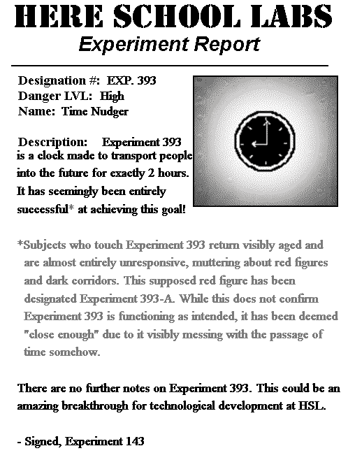 Experiment 393 | Baldi's Basics Experiments Wiki | Fandom
