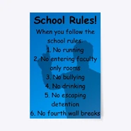 School rules | Baldi's Basics Wiki | Fandom
