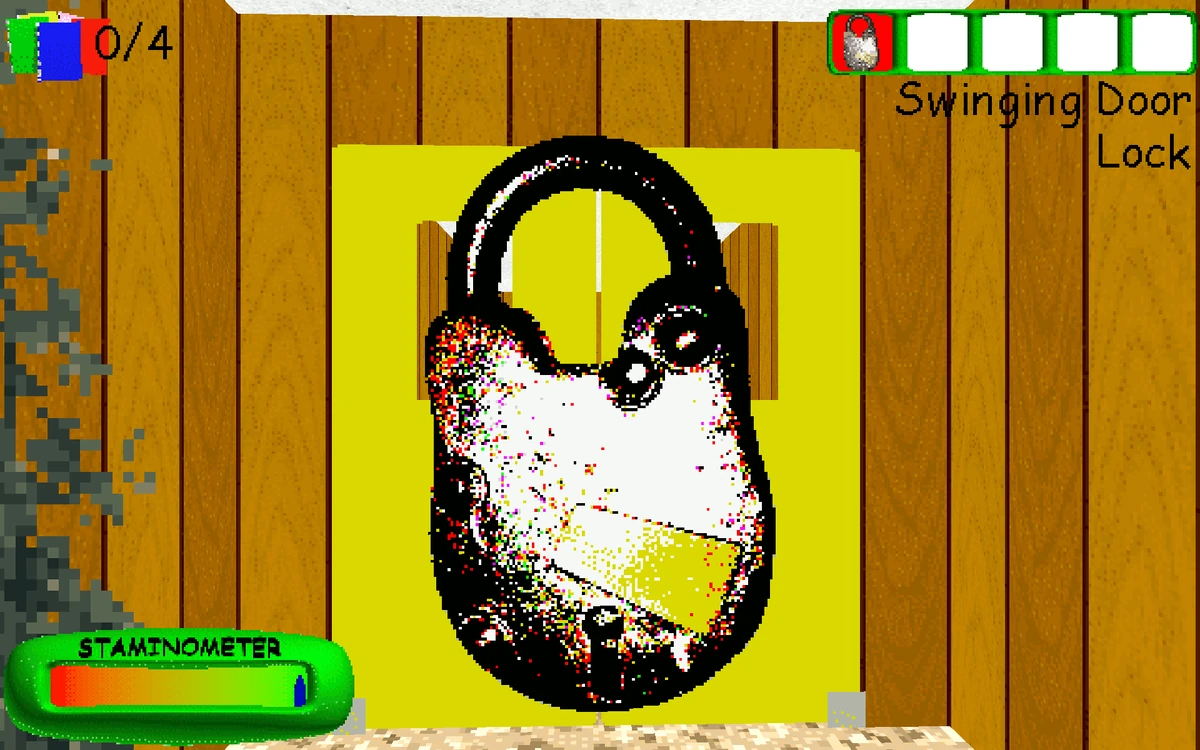 Swinging Door Lock | Baldi's Basics Wiki | Fandom