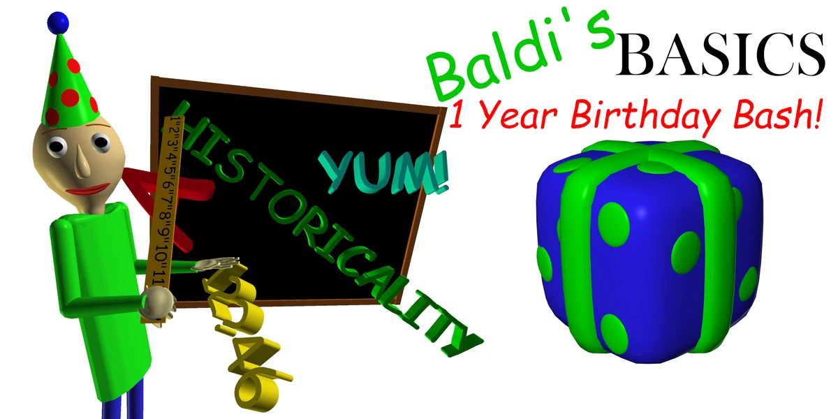Baldi's Basics Birthday Bash | Baldi's Basic Wiki | Fandom
