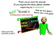 Концовки | Baldi's Basics in Education and Learning вики | Fandom