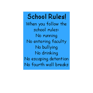 School rules | Baldi's Basics Wiki | Fandom