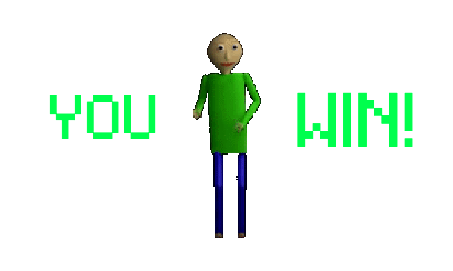 Endings | Baldi's Basics In Everything Wiki | Fandom
