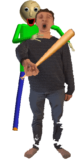 Baldi & Principal (Principal Helps Baldi) | Baldi's Basics In Wacky ...