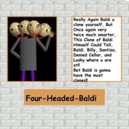 Four-Headed Baldi | Baldi's Basics Roblox Wiki | Fandom