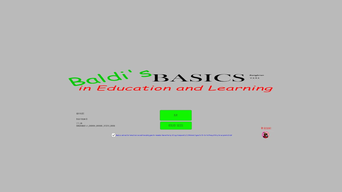 Loading Screen | Baldi's Basics Songkran Wiki | Fandom