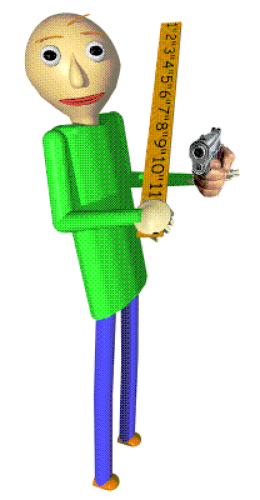 Baldi with a gun | Baldi's best Wiki | Fandom