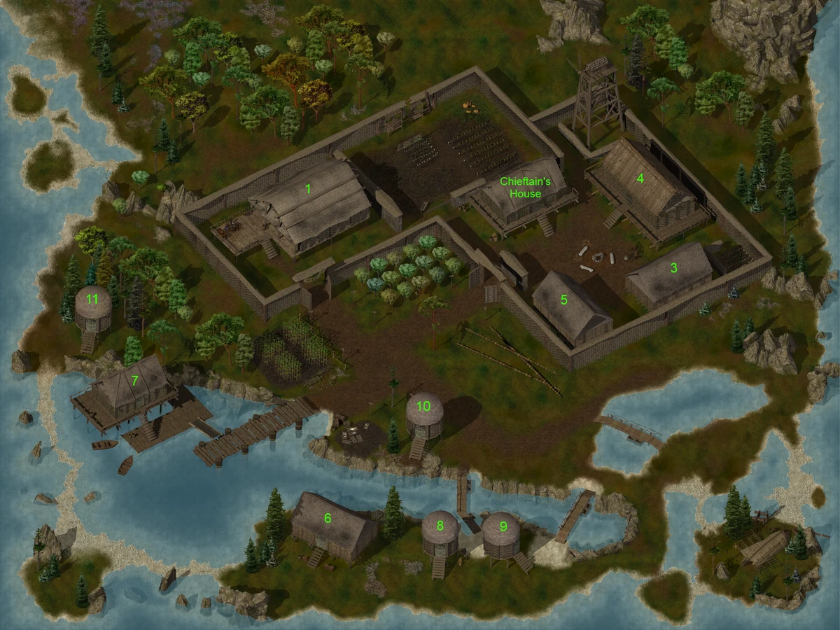 Werewolf Village Huts | Baldur's Gate Wiki | Fandom
