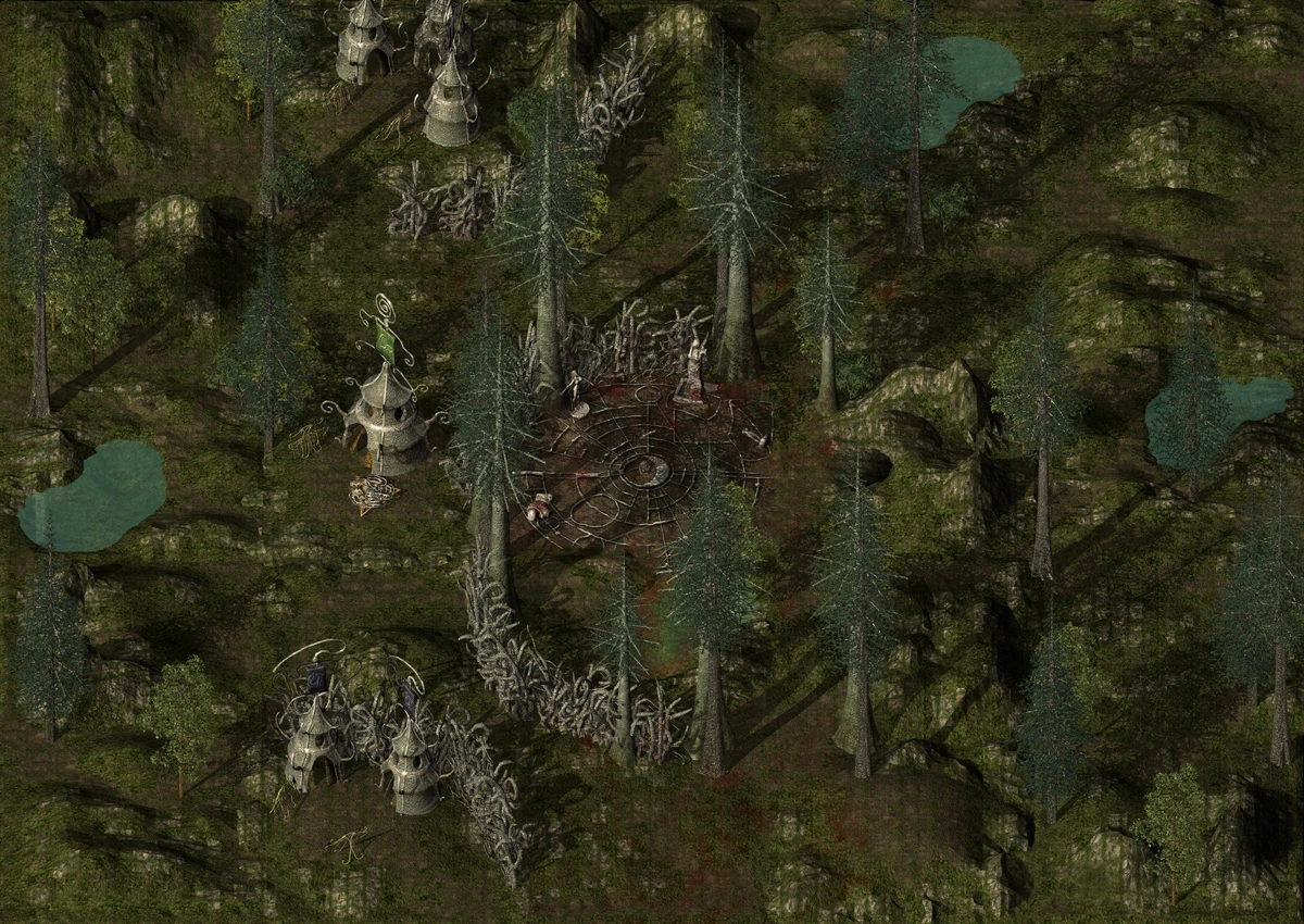 Elven Temple at Underdark Exit | Baldur's Gate Wiki | Fandom