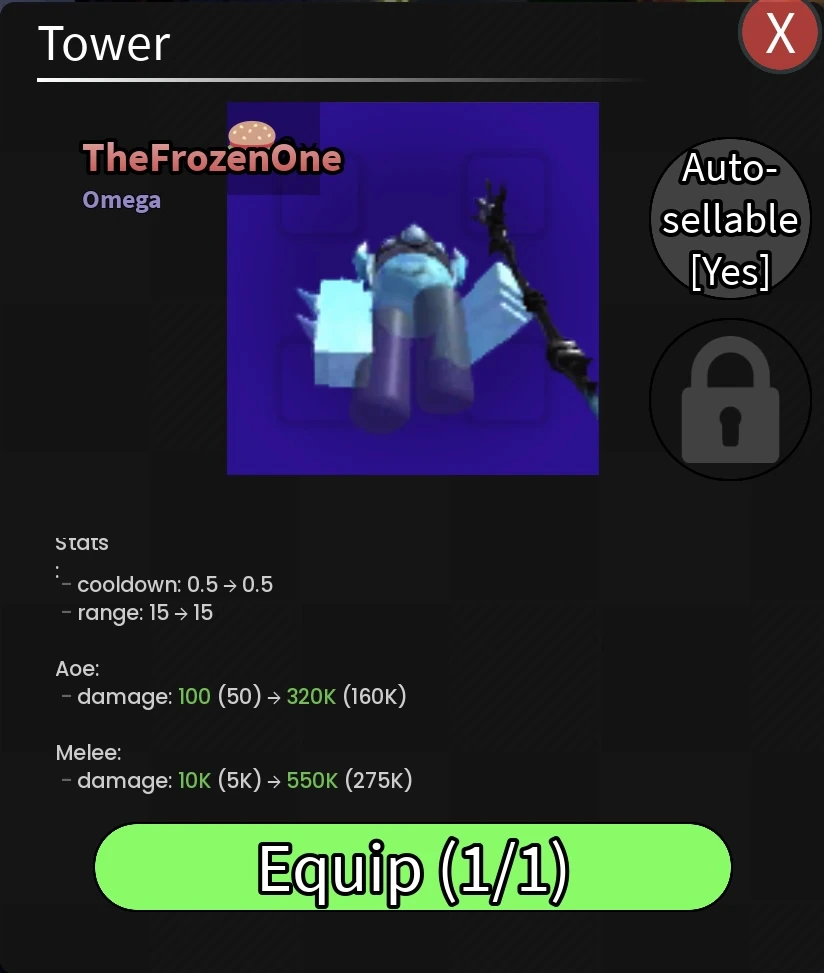 The Frozen One | Ball Tower Defense Wiki | Fandom