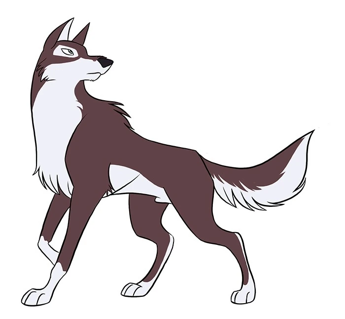 Lobo rojo oscuro | Wiki Balto | Fandom