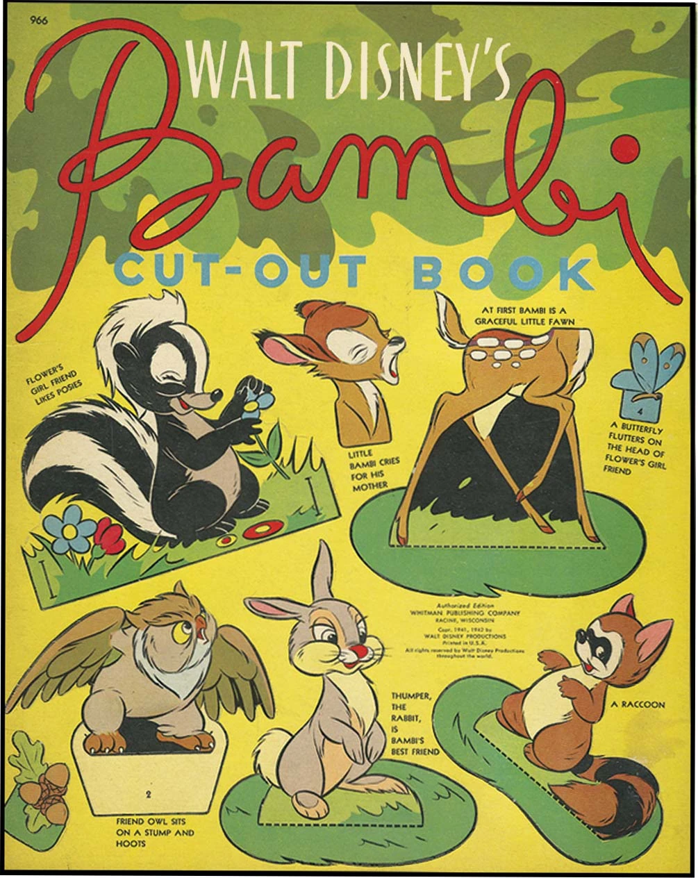 Bambi Cut-Out Book | Bambi Wiki | Fandom