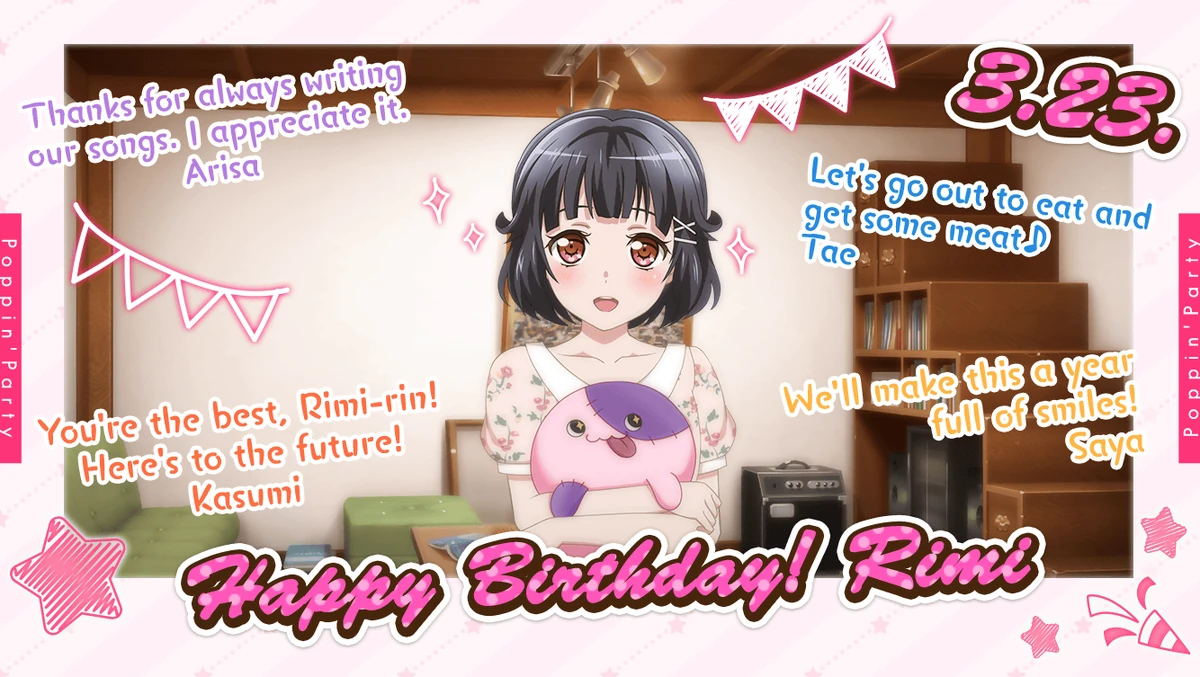Special Birthday! (Ushigome Rimi)/Card Story | BanG Dream! Wikia | Fandom