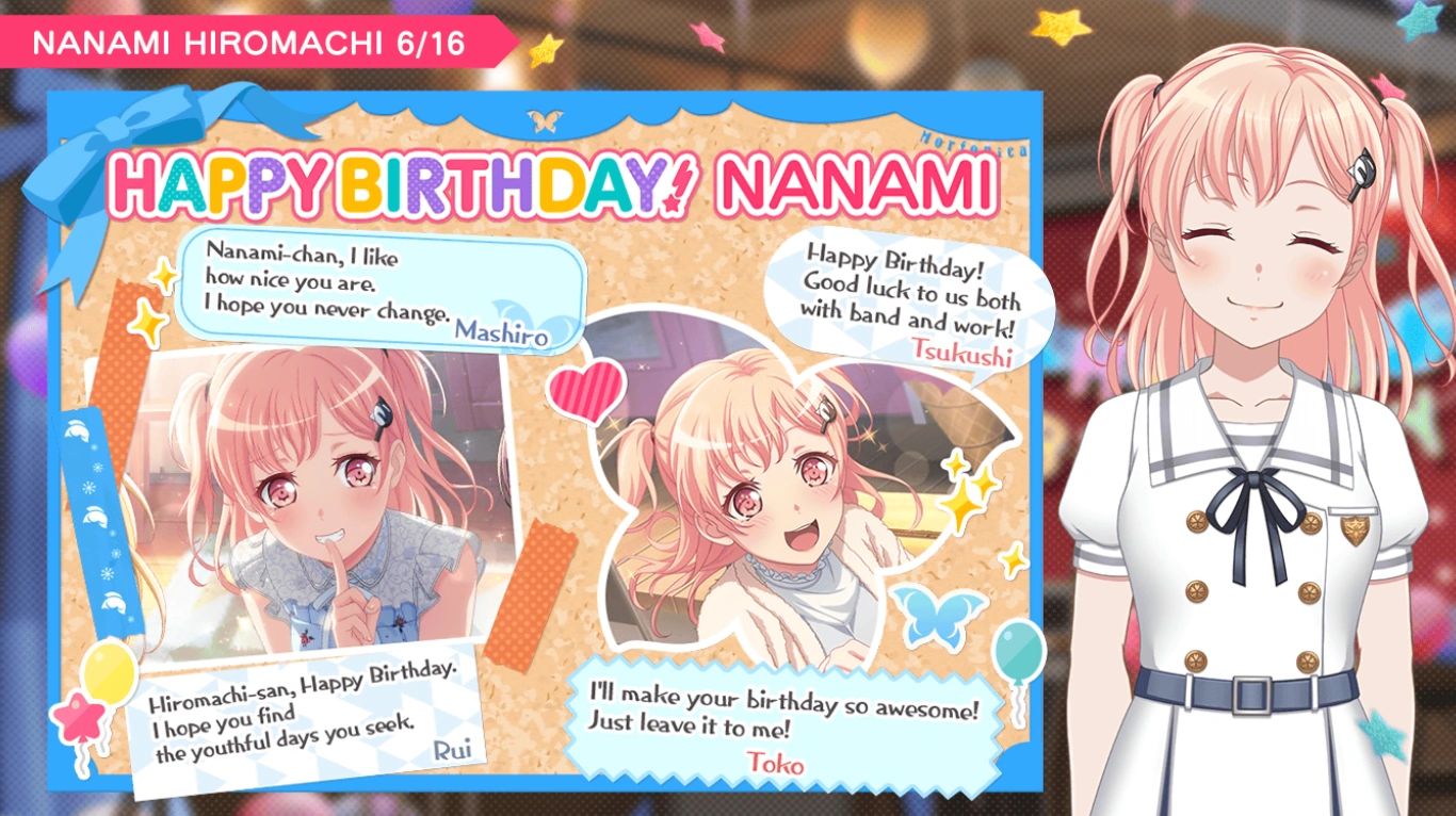 Precious Birthday! (Hiromachi Nanami)/Card Story | BanG Dream! Wikia | Fandom