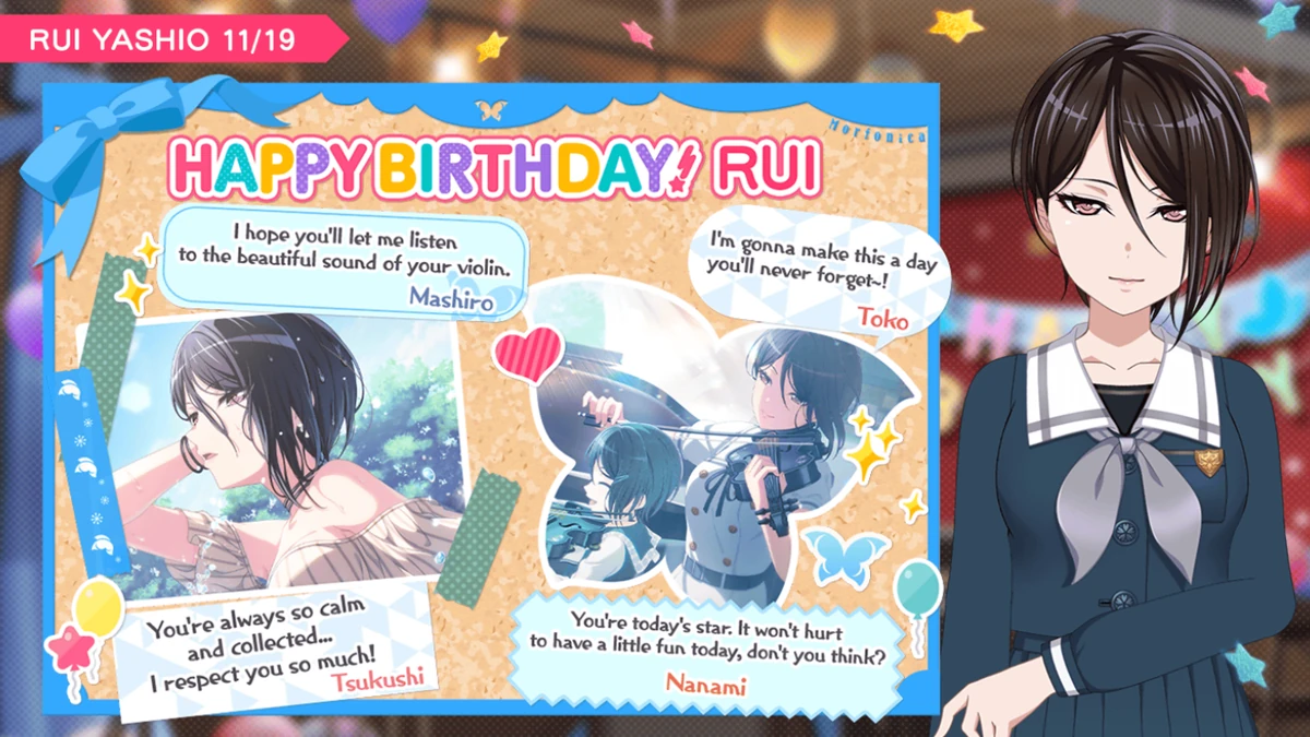 Precious Birthday! (Yashio Rui)/Card Story | BanG Dream! Wikia | Fandom