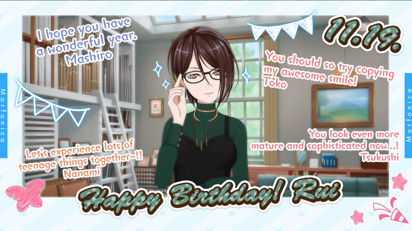 Special Birthday! (Yashio Rui)/Card Story | BanG Dream! Wikia | Fandom