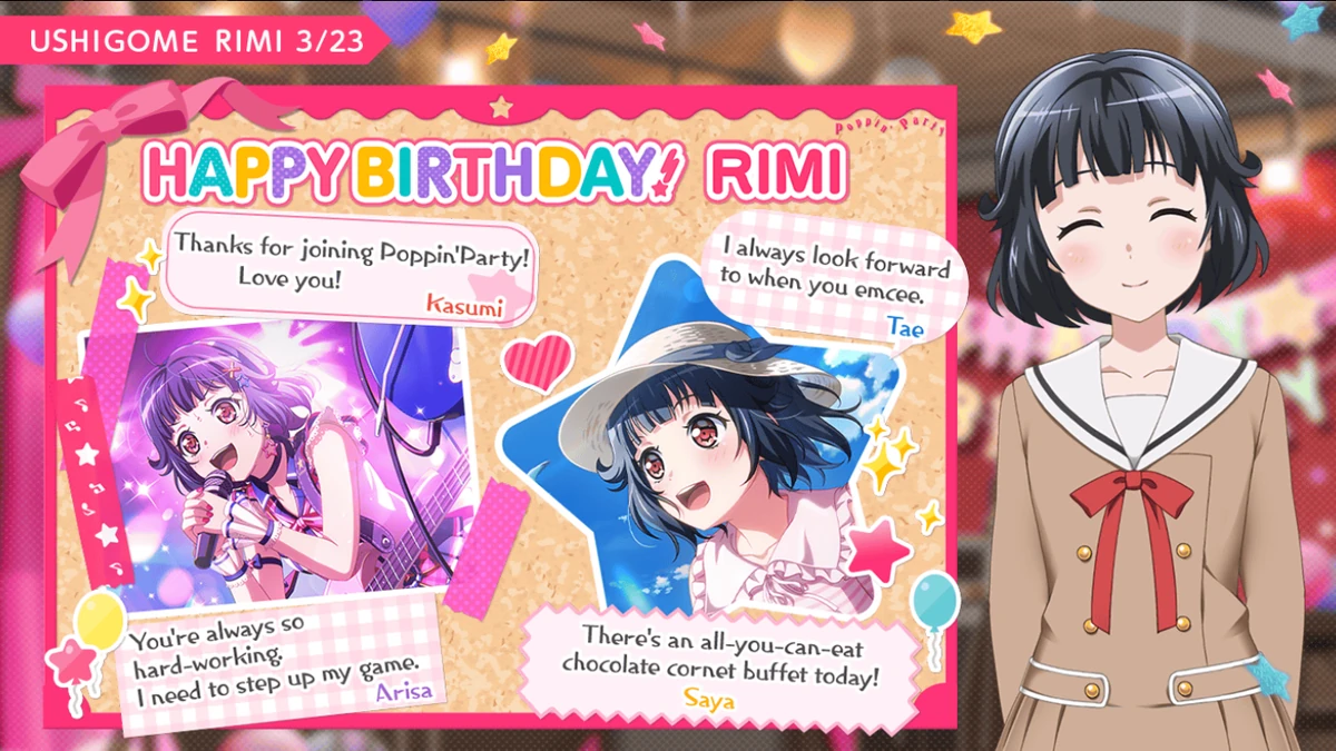 Precious Birthday! (Ushigome Rimi)/Card Story | BanG Dream! Wikia | Fandom
