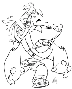 banjo kazooie coloring book
