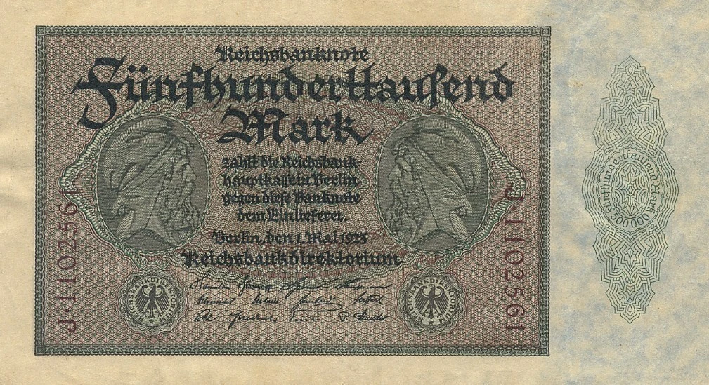 Germany/德国/Pick088/500000Marks | Banknote Wiki | Fandom