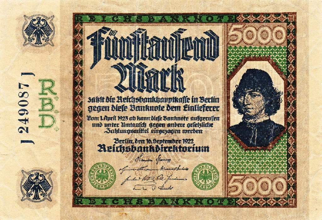 Germany/德国/Pick077/5000Marks | Banknote Wiki | Fandom