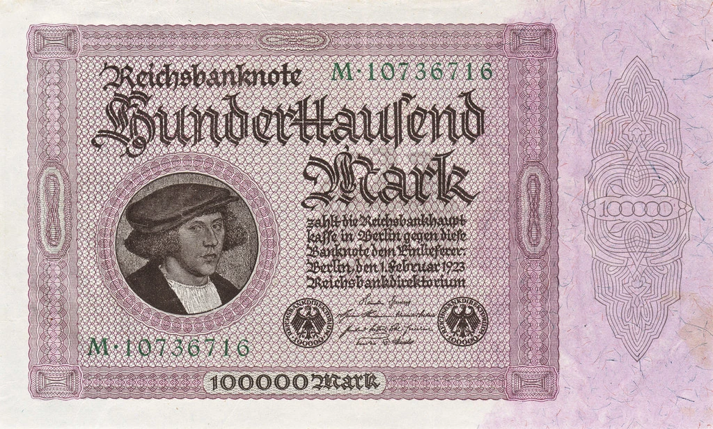 Germany/德国/Pick083/100000Marks | Banknote Wiki | Fandom