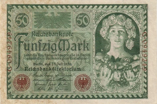 Germany/德国/Pick068/50Marks | Banknote Wiki | Fandom