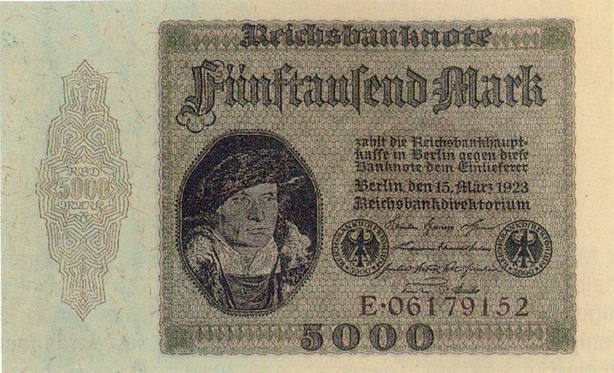 Germany/德国/Pick087/5000Marks | Banknote Wiki | Fandom