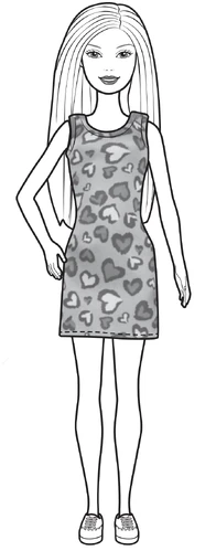 barbie beach coloring book