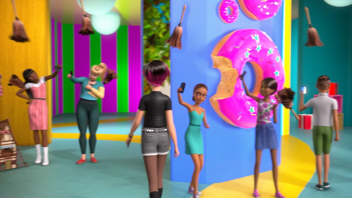 Selfie Museum Customers | Barbie Movies Wiki | Fandom