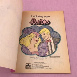 old barbie coloring book