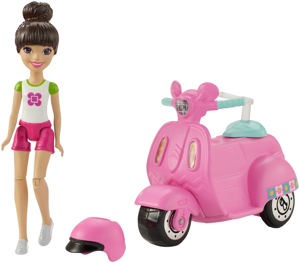 Barbie On the Go Pink Scooter and Doll | Barbie Wiki | Fandom
