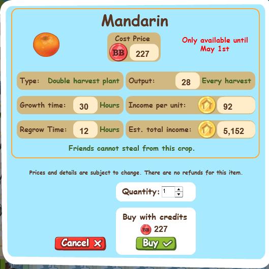 Mandarin | Barn Buddy Wiki | Fandom
