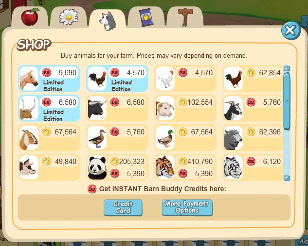 Animals | Barn Buddy Wiki | Fandom