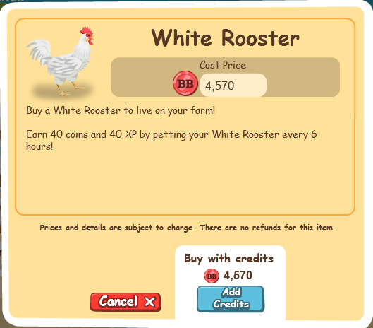 White Rooster | Barn Buddy Wiki | Fandom