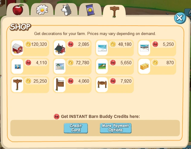 Decorations | Barn Buddy Wiki | Fandom